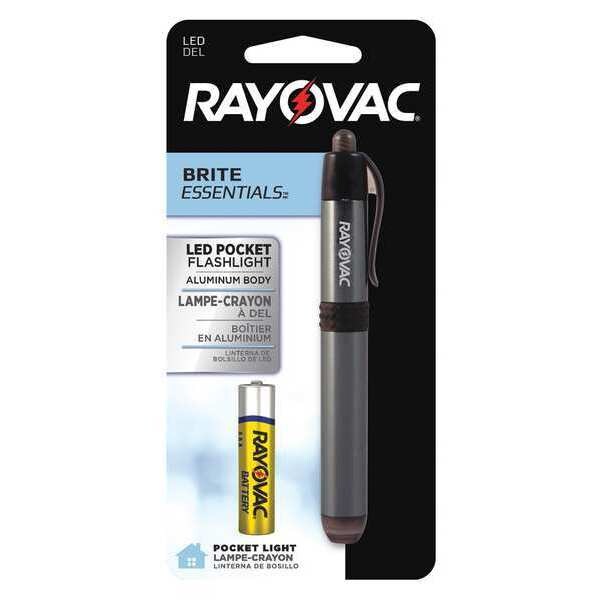 Rayovac LED Pen Light, Pocket Clip and 1 AAA BEPN1AAA-BA | Zoro
