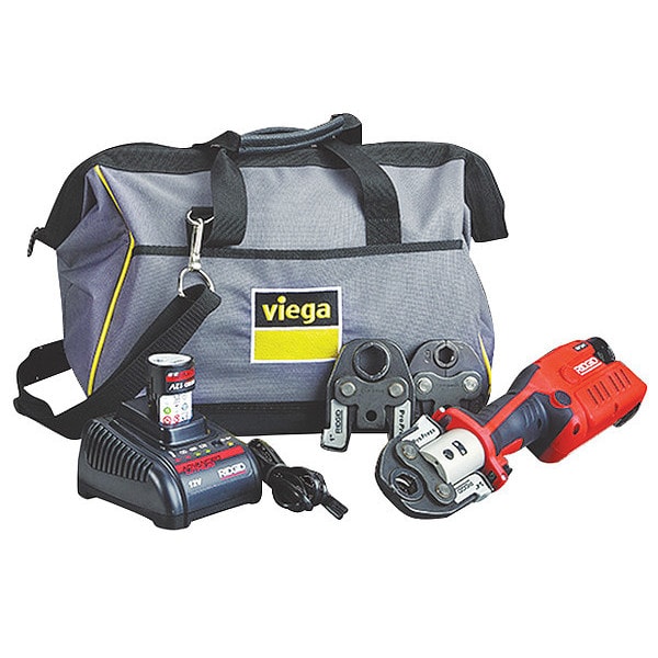 VIEGA PROPRESS Compact Press Tool Kit For D: 1/2,3/4,1 (2880.7US) | Zoro