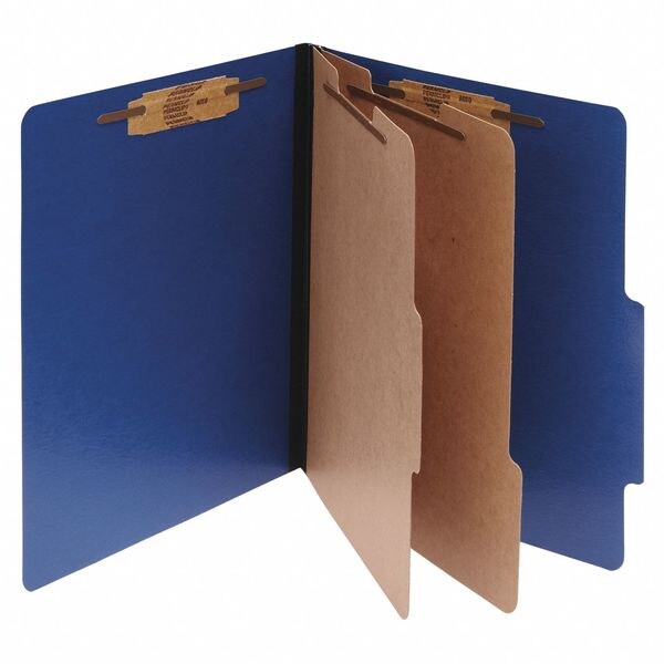 Acco ColorLife 6 Part Folder, Dark Blue, PK10 A7015663 | Zoro