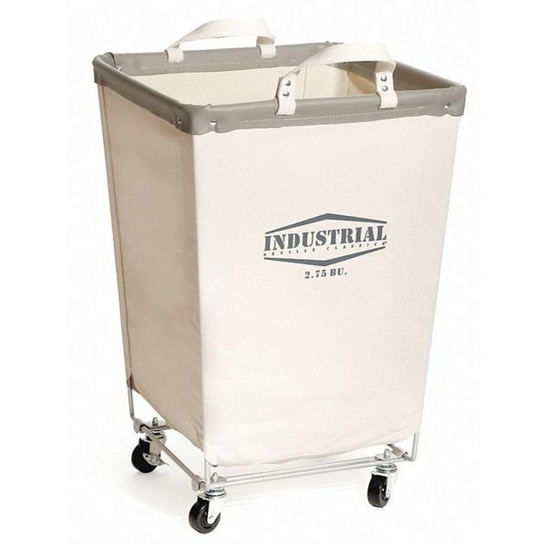 Seville Classics Canvas Laundry Car, Commercial, Heavy Duty WEB340 | Zoro