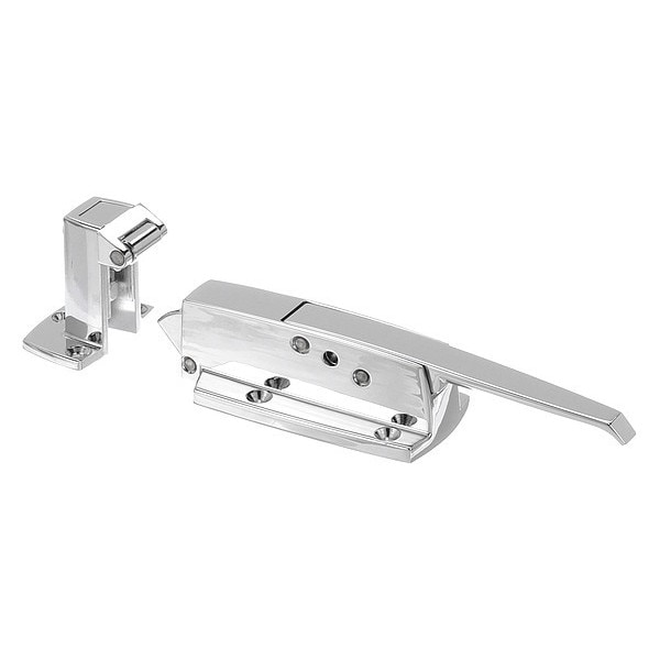 Component Hardware Polished CP Walk-In Door Safety Latch wi W19-1500 | Zoro