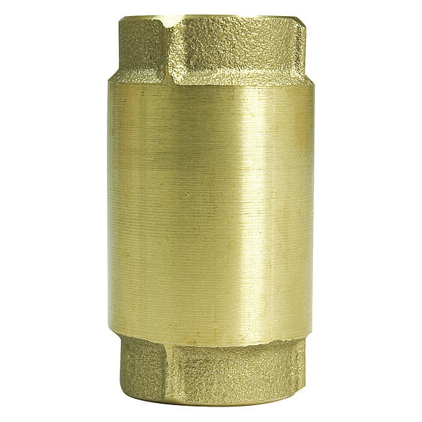 Eco-Flo Check Valve, 1", Brass EFCV100 | Zoro