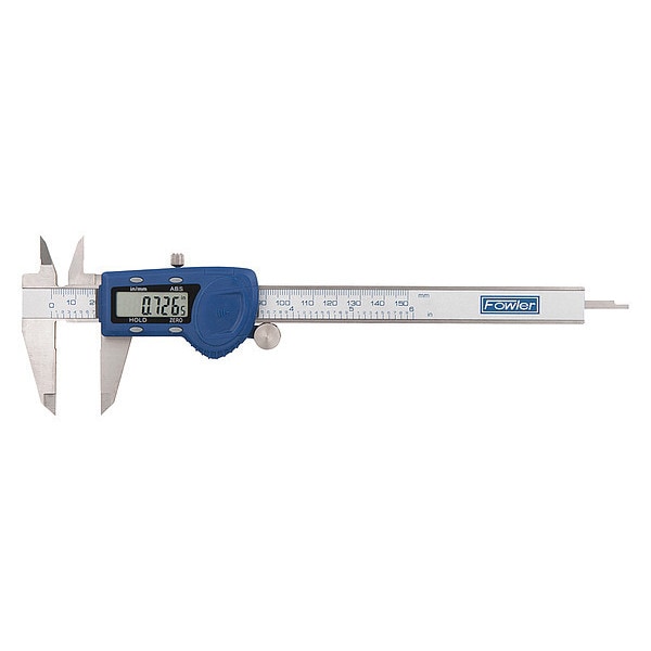 Fowler 6"/150mm Xtra-Value Cal Electronic Caliper with Regular Display ...