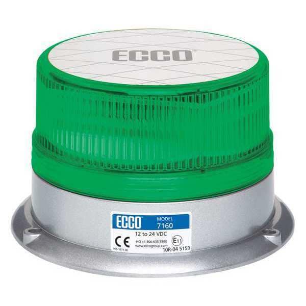 Reflex Led Beacon, 12-24Vdc, 15 Patterns, Green 7160G | Zoro