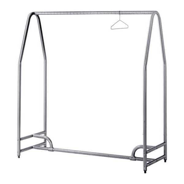 Advance Tabco Floor Garment Rack, 60x24x74, Ss FGR-5 | Zoro