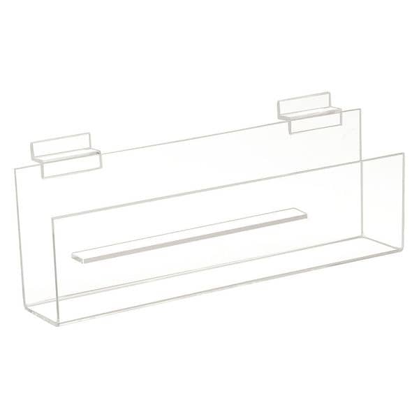 Econoco Slatwall Greeting Card Shelf, 12"x2", PK12 HP/GCS12 | Zoro
