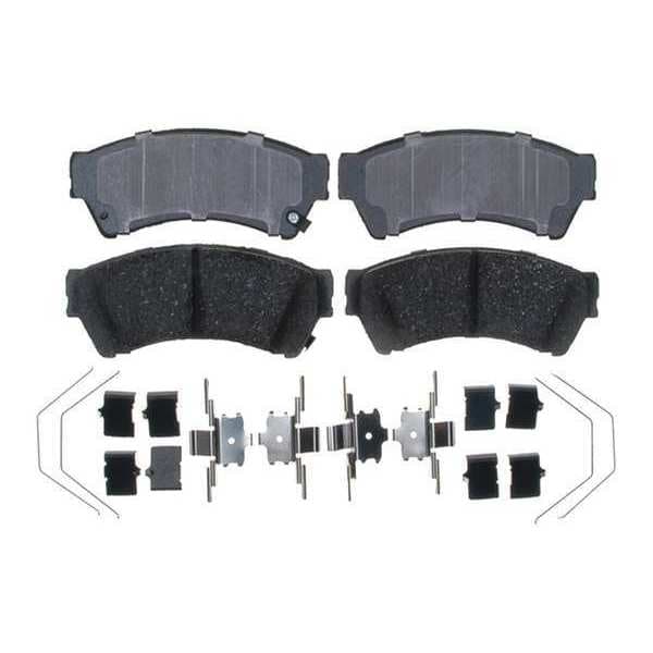 Acdelco Break Pad with Hardware, Ceramic, Bonded 17D1192CH | Zoro