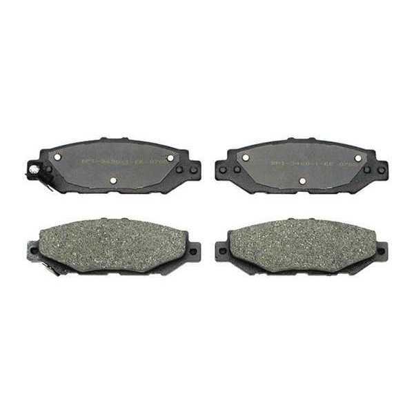 Acdelco Brake Pad, Organic, Bonded 17D572 | Zoro