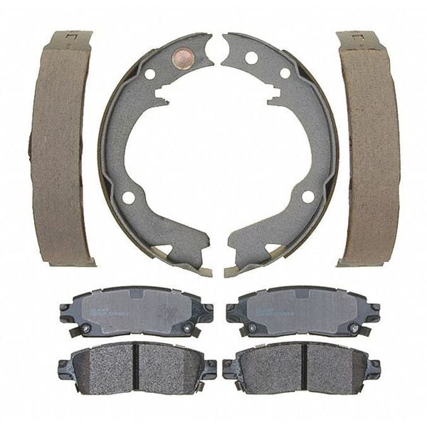 Acdelco Parking Brake Shoe, Bonded, Rear 17794B | Zoro