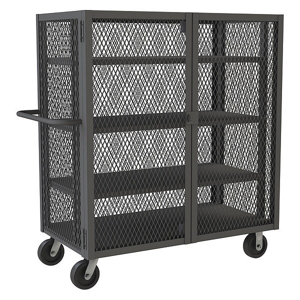 Durham Mfg Security Mesh Truck W/6"x2" Phenolic Ca, 2000 lb Capacity ...