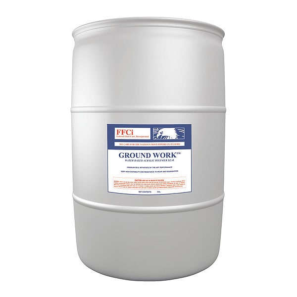 Ground Work Water Based Acrylic Polymer Sealer, 55 gal Drum 22437 | Zoro
