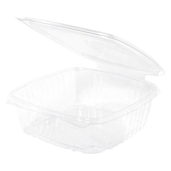 Genpak Clear Hinged Deli Container, Plast, PK200 AD48--- | Zoro