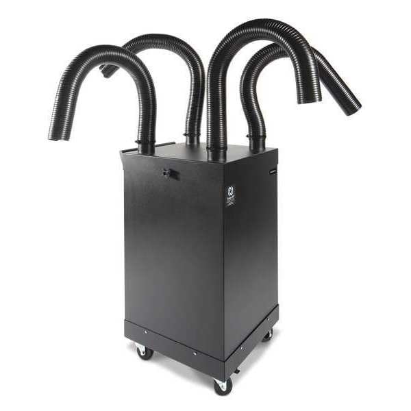 Extract-All Fume Extractor, Portable, Quad Arm, 800 CFM SP-800-4A | Zoro