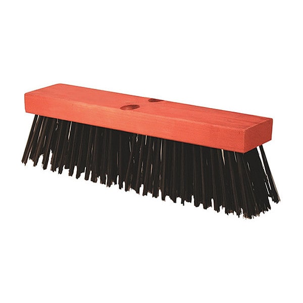 Kraft Tool 16 in x 3-1/2 in Sweep Face Street Broom, Black GG877-01 | Zoro