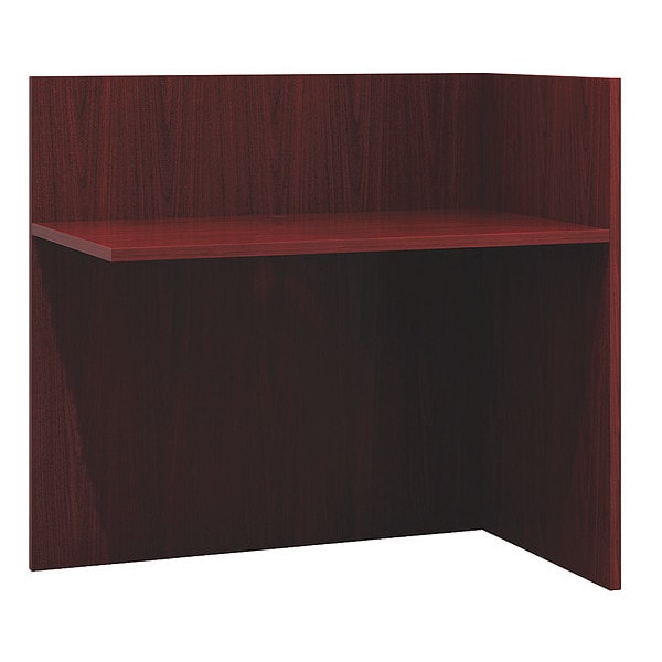 Boss Reception Desk Reception Return Shell, Mahogany, 42"Wx24", 42" W X ...