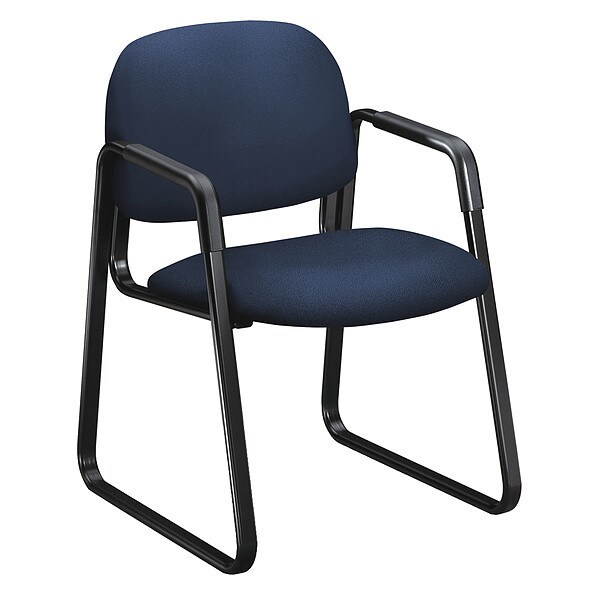 Hon Solution Seat 4000Series Sled Chair, Navy H4008.CU98.T | Zoro