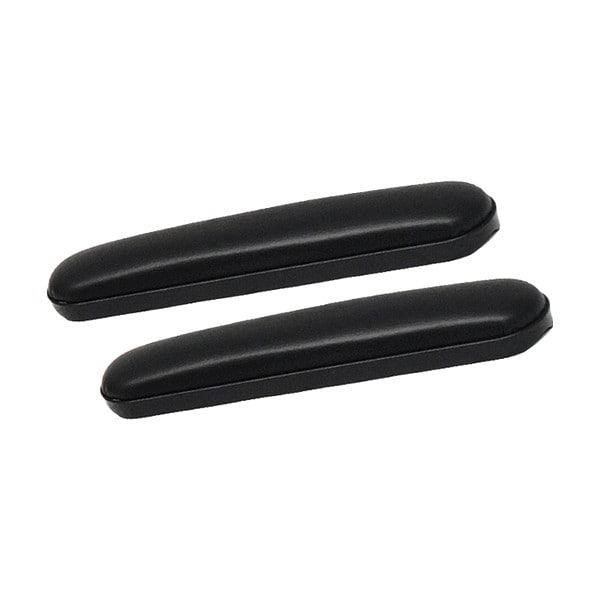 Alco Vinyl Arm Pad, Desk Length, Black, PR 66055BK-A3 | Zoro