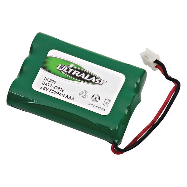 Ultralast Battery 3.6 Volt Nickel Metal Hydride Ultralast Cordless ...