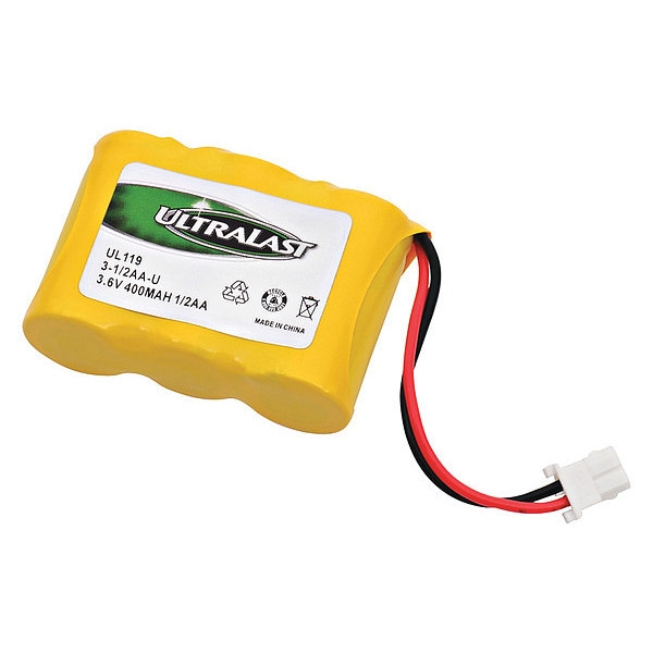 Ultralast Battery 3.6 Volt Nickel Cadmium Ultralast Cordless Phone ...