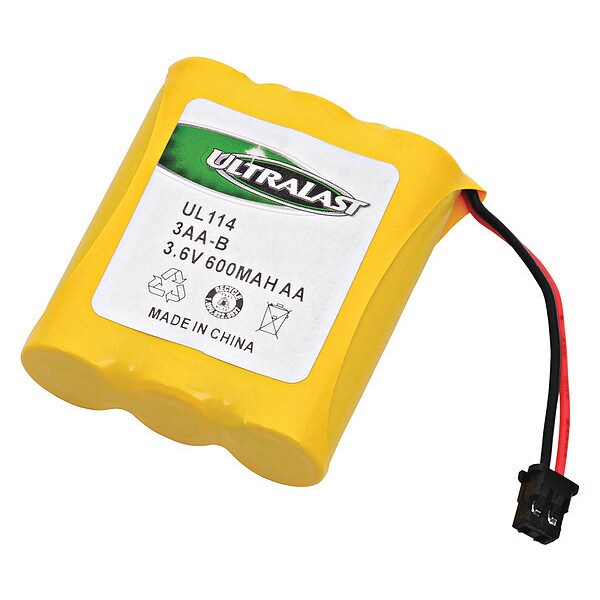 Ultralast Battery 3.6 Volt Nickel Cadmium Ultralast Cordless Phone ...