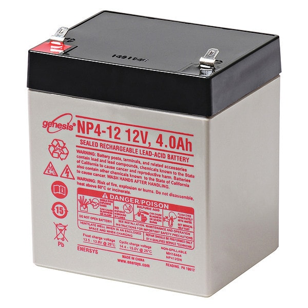 Enersys/Hawker Battery 12 Volt Lead Acid EnerSys/Hawker Emergency ...