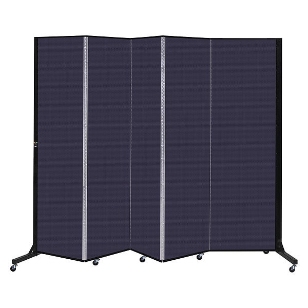 Screenflex Light Duty Room Divider, 5 Panel, 6 ft. 5" BFSL685-DV | Zoro