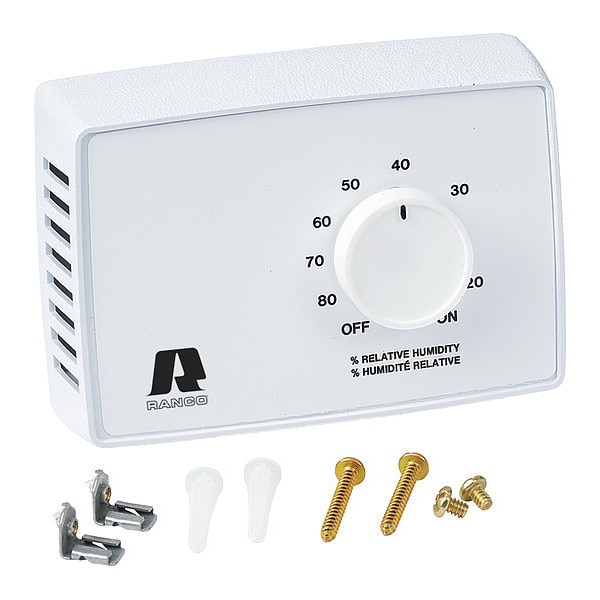 Ranco Dehumidistat, Wall Mount J10-809W | Zoro