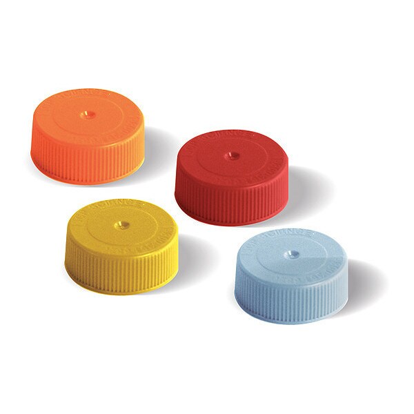 Perkin Elmer Screw Caps, Orange, For 50mL Dig, PK250 N9308058 | Zoro