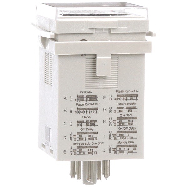 Schneider Electric Multifunction Time Delay Relay, Octal, 10 Functions ...