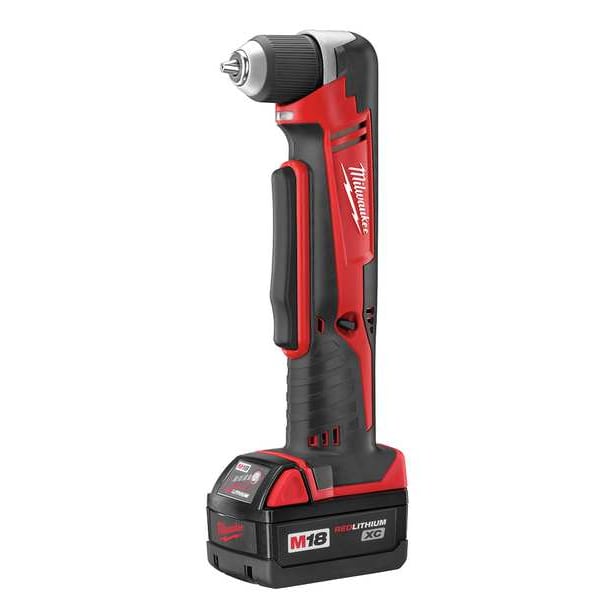 Milwaukee Tool M18 Cordless Lithium Ion Right Angle Drill Kit 2615 21 Zoro