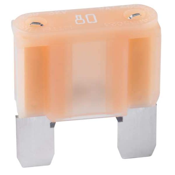 BUSSMANN 80A Automotive Fuse, Fast-Acting, 1-7/32 in width, Blade body ...