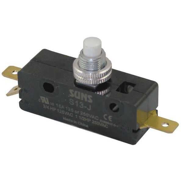 Zoro Select Snap Action Switch, Panel Mount, Plunger Actuator, SPDT, 15 ...