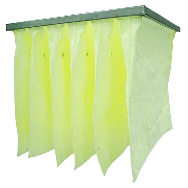 Air Handler Synthetic Pocket Air Filter, 24x12x15", MERV 14 2JUX9 | Zoro