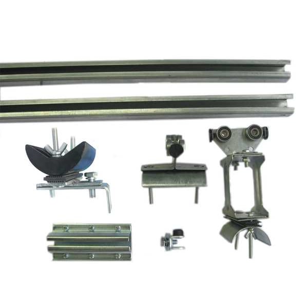 Dayton Festoon System Kit, C-Track, 30 Ft, Flat 7CZ30 | Zoro