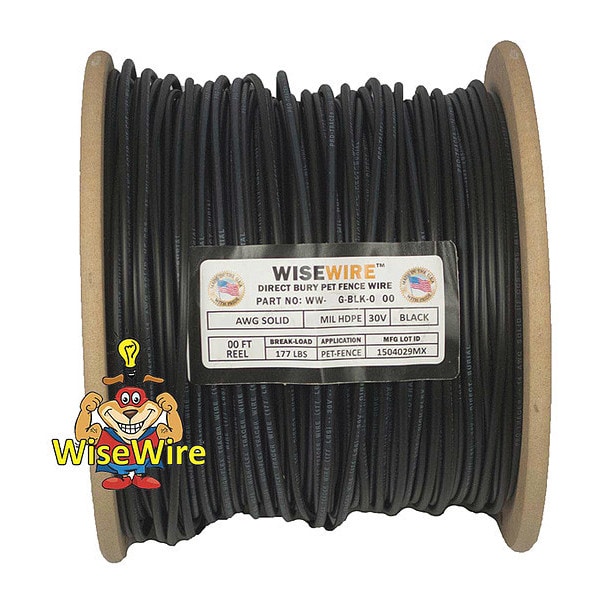 Wisewire Pet Fence Wire, 18 gauge, 500ft WW-18G | Zoro