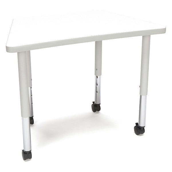 Ofm Adapt Trapezoid Small Leg Table/Cas White TRAP-SLC-WHT | Zoro