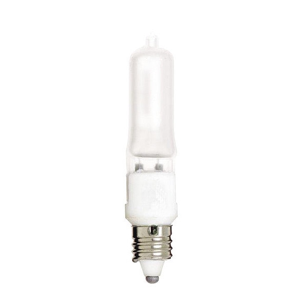 Satco 150W T4.5 Halogen Light Bulb - Mini Candelabra Base - Frost ...