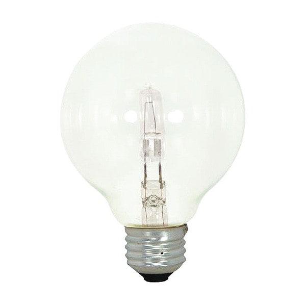 Excel Bulb, Halogen, 43W, G25, Medium Base, Decorative S2437 | Zoro