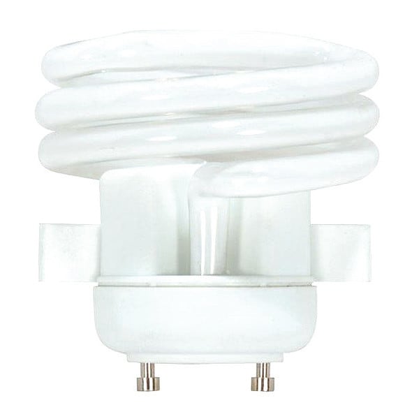Satco 18W T2 LED Light Bulb - Bi Pin GU24 Base - White Finish S8228 | Zoro