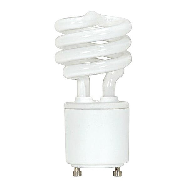 Satco 11W T2 LED Light Bulb - Bi Pin GU24 Base - White Finish S8202 | Zoro