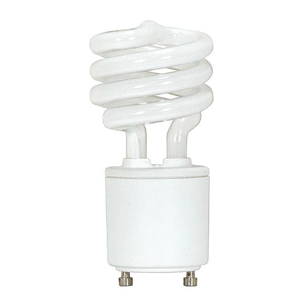 Satco 13W T2 LED Light Bulb - Bi Pin GU24 Base - White Finish S8226 | Zoro