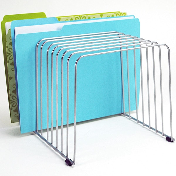 Fellowes File Sorter, Silver, Steel, 9 in W, 11 3/8 in L, 8 in H, 11 ...