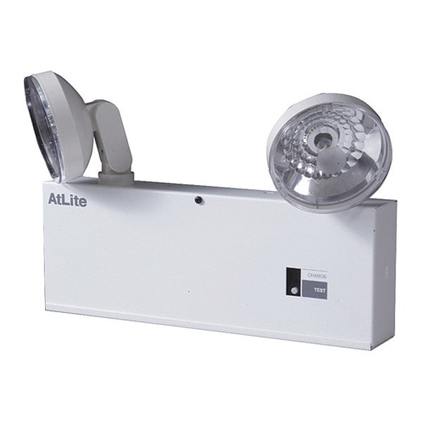 Atlite - Emergency Inc Emergency Light, 2 heads, 6 V, 10 W, White 6BC10 ...