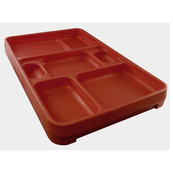 Rock Rock Tray, 14 1/4 in L, Terra Cotta, PK10 2500TC | Zoro
