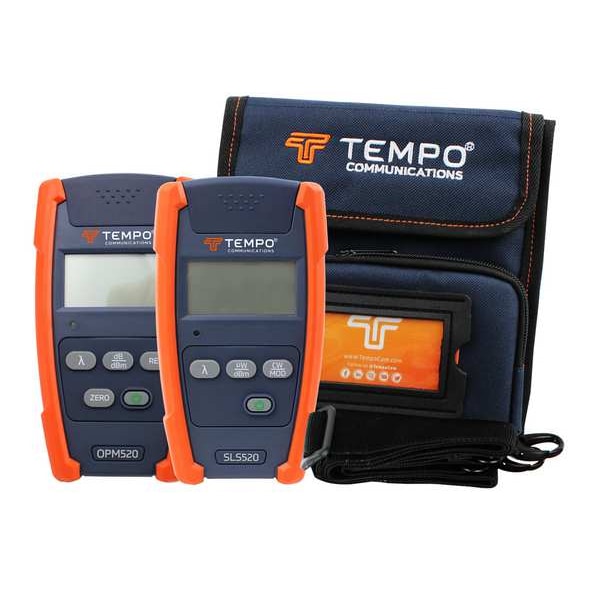 Tempo Communications Light Source Power Meter Kit SM DUAL KIT HP | Zoro