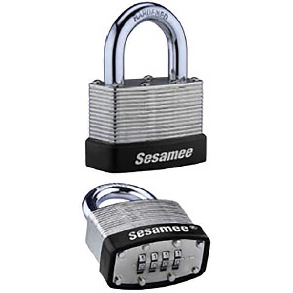 Sesamee Combination Padlock, 4 Numbers 437L | Zoro