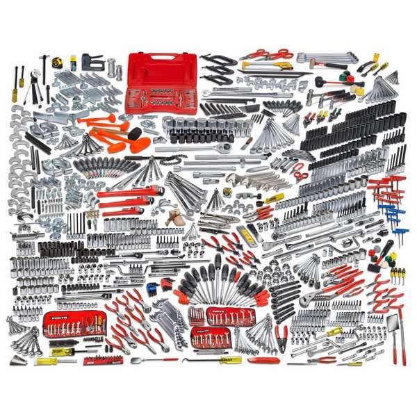 Proto Master Tool Set, 1,258 PCS, Easy Grip JCS-1258MASBX2B | Zoro