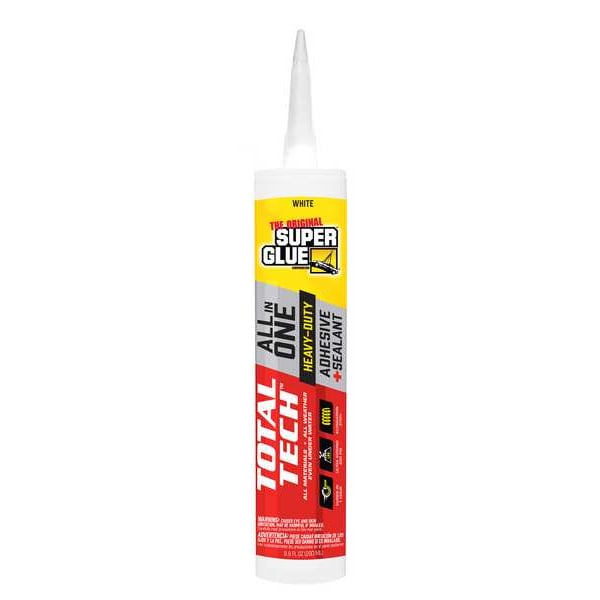 Super Glue Epoxy Adhesive, Total Tech Series, White, 9.8 oz, Cartridge ...