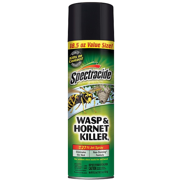 Spectracide Aerosol Wasp & Hornet Killer, 18 oz Can, Up to 27 ft Jet ...