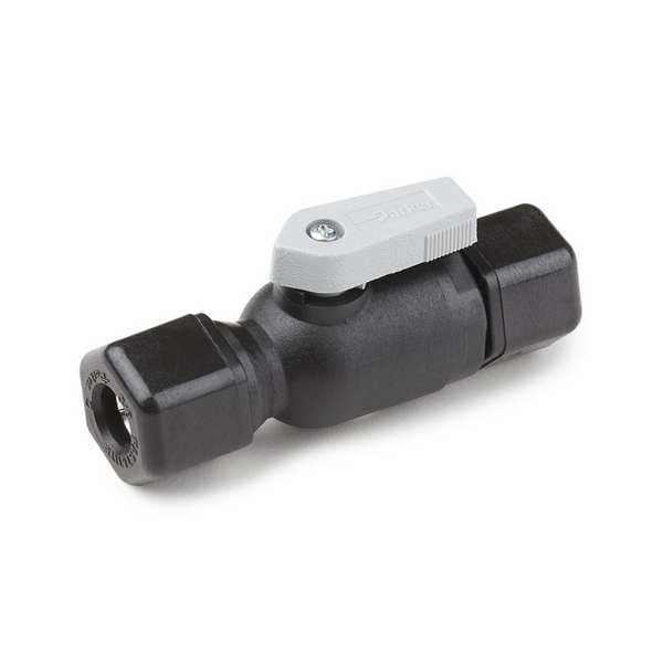 Parker Manual 2-Way Ball Valve, Comp, Polypro FTPPB6VUC6 | Zoro